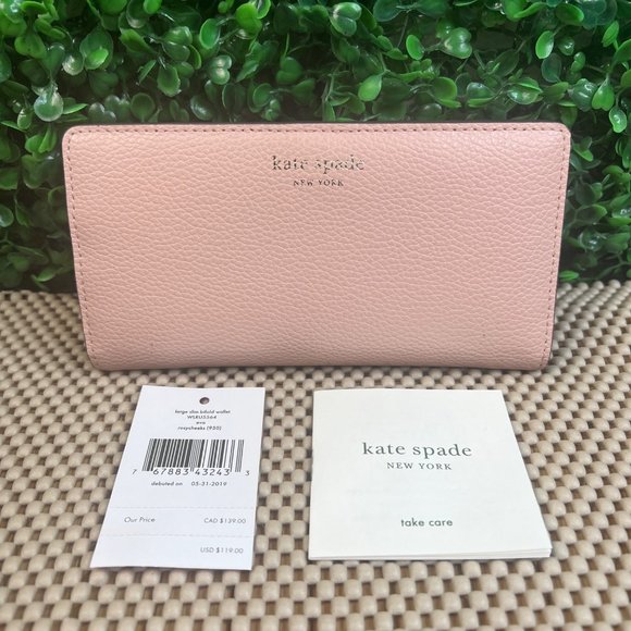 kate spade | Bags | Nwt Kate Spade New York Large Slim Bifold Wallet ...